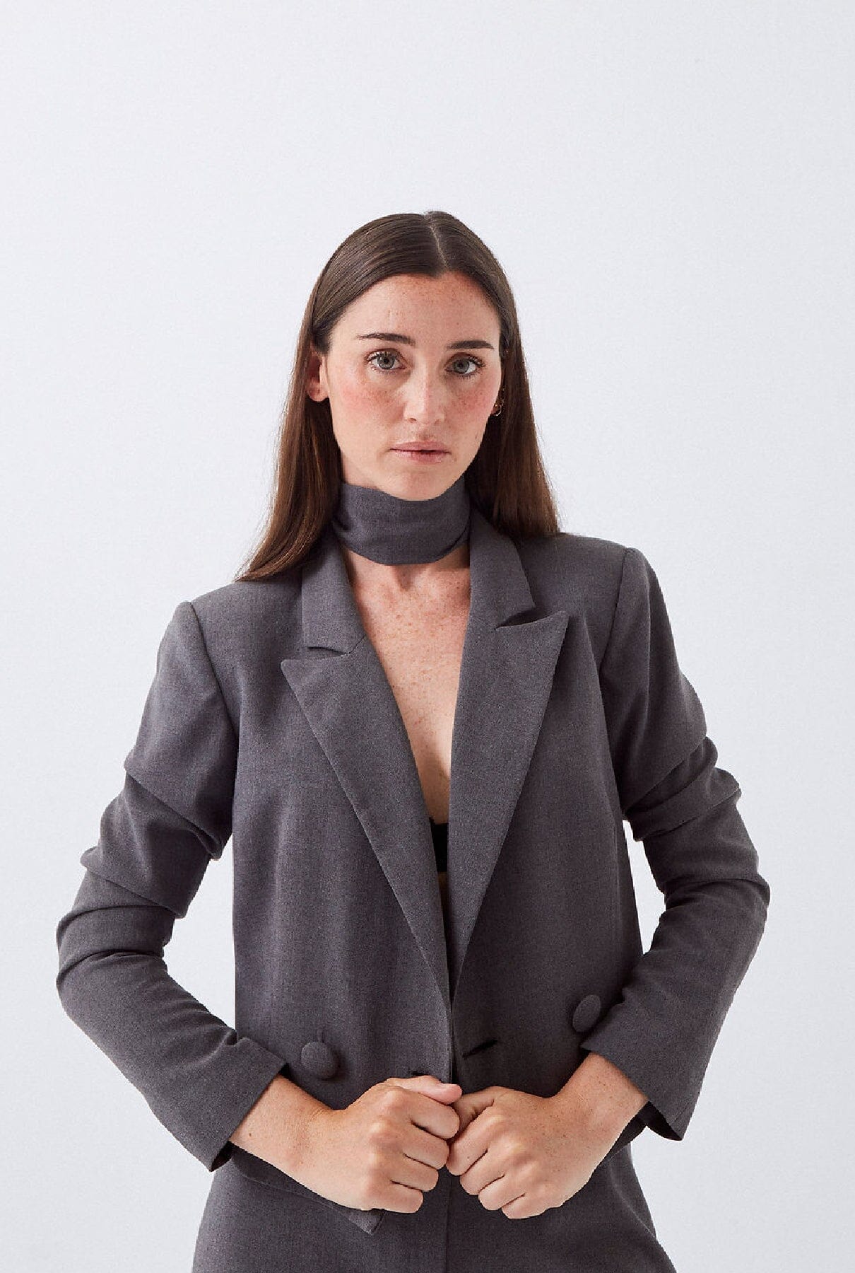 Elvira Crep Blazer – ES Fascinante