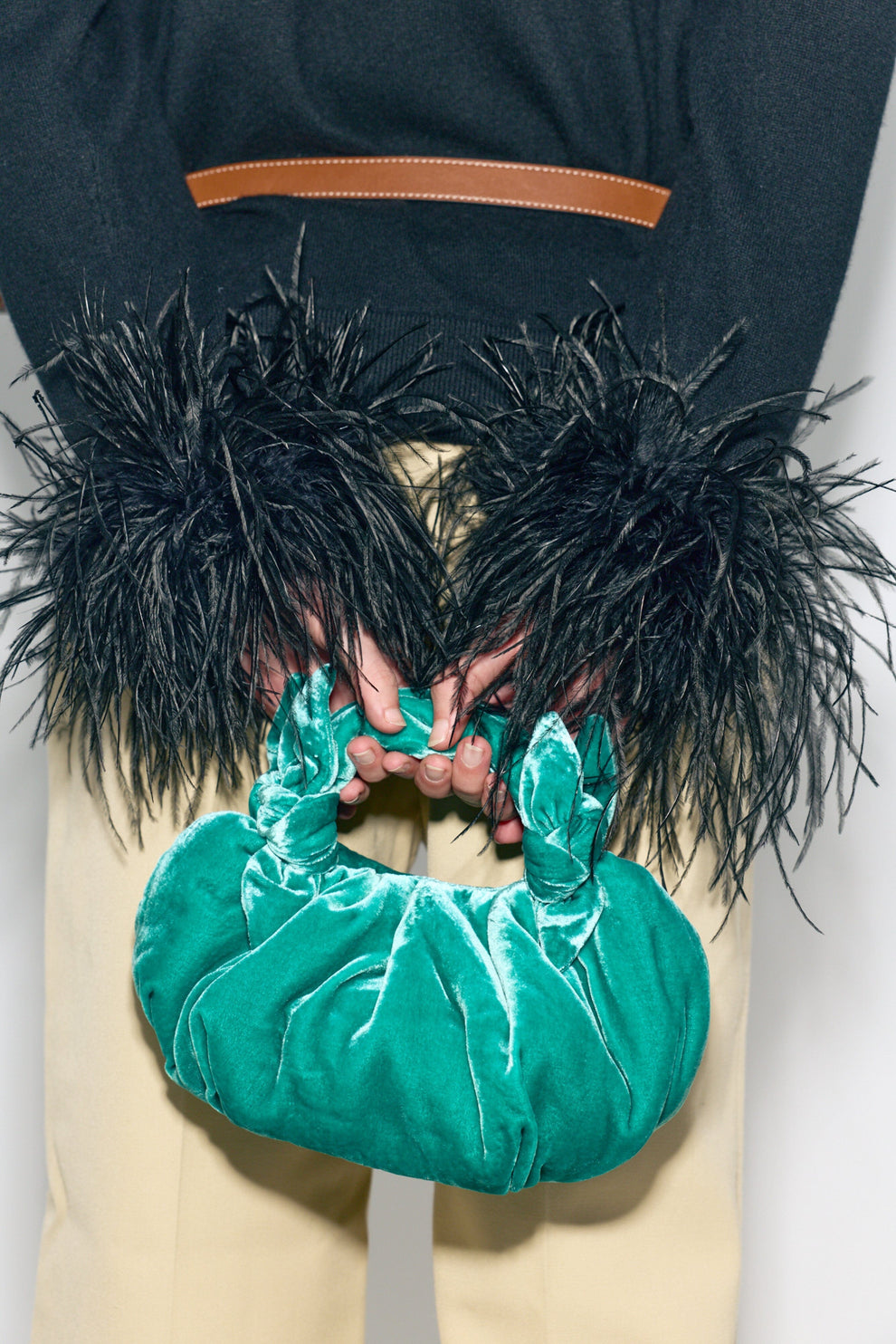 Bernatta Green Velvet Bag – ES Fascinante