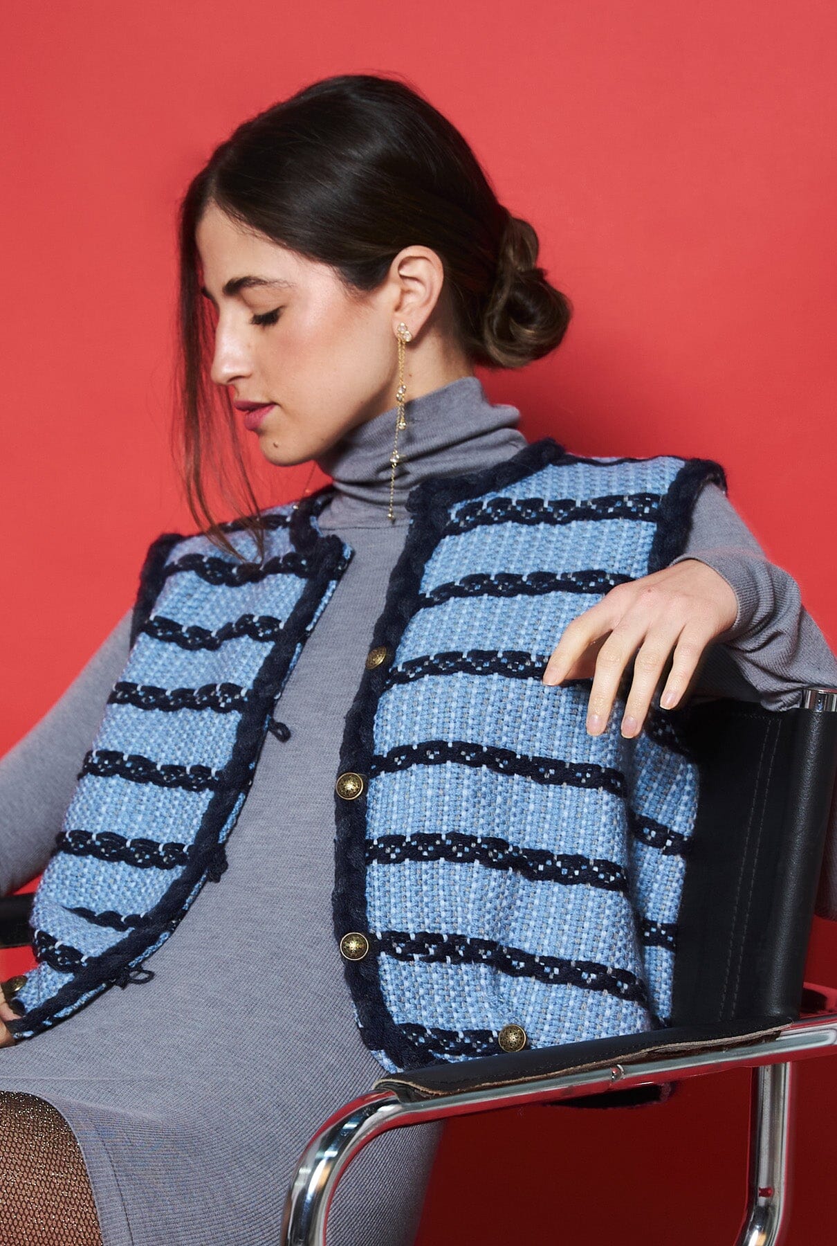 Chaleco Celeste – ES Fascinante