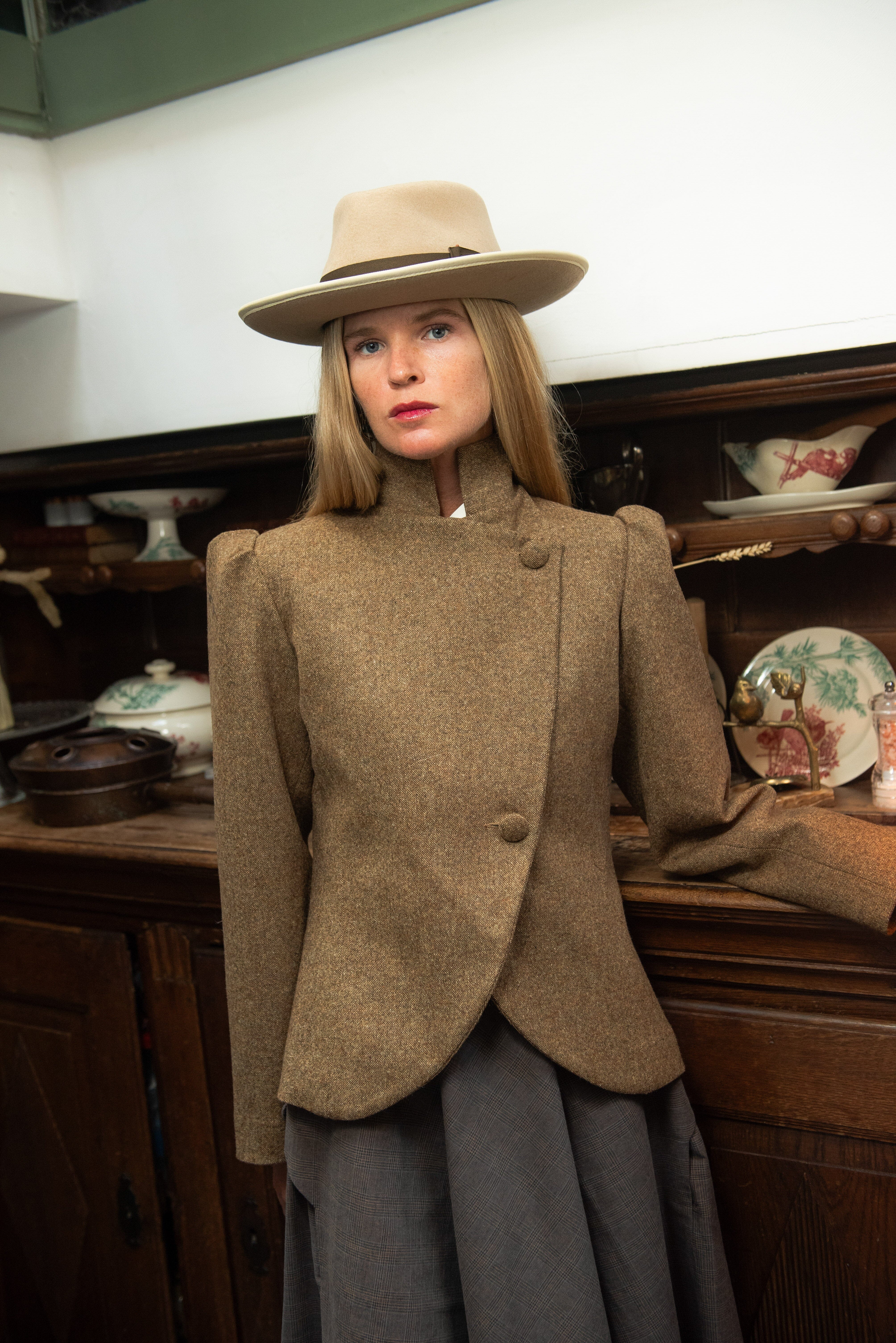 IPA BRAND Selmatt Wool Jacket in Brown – ES Fascinante