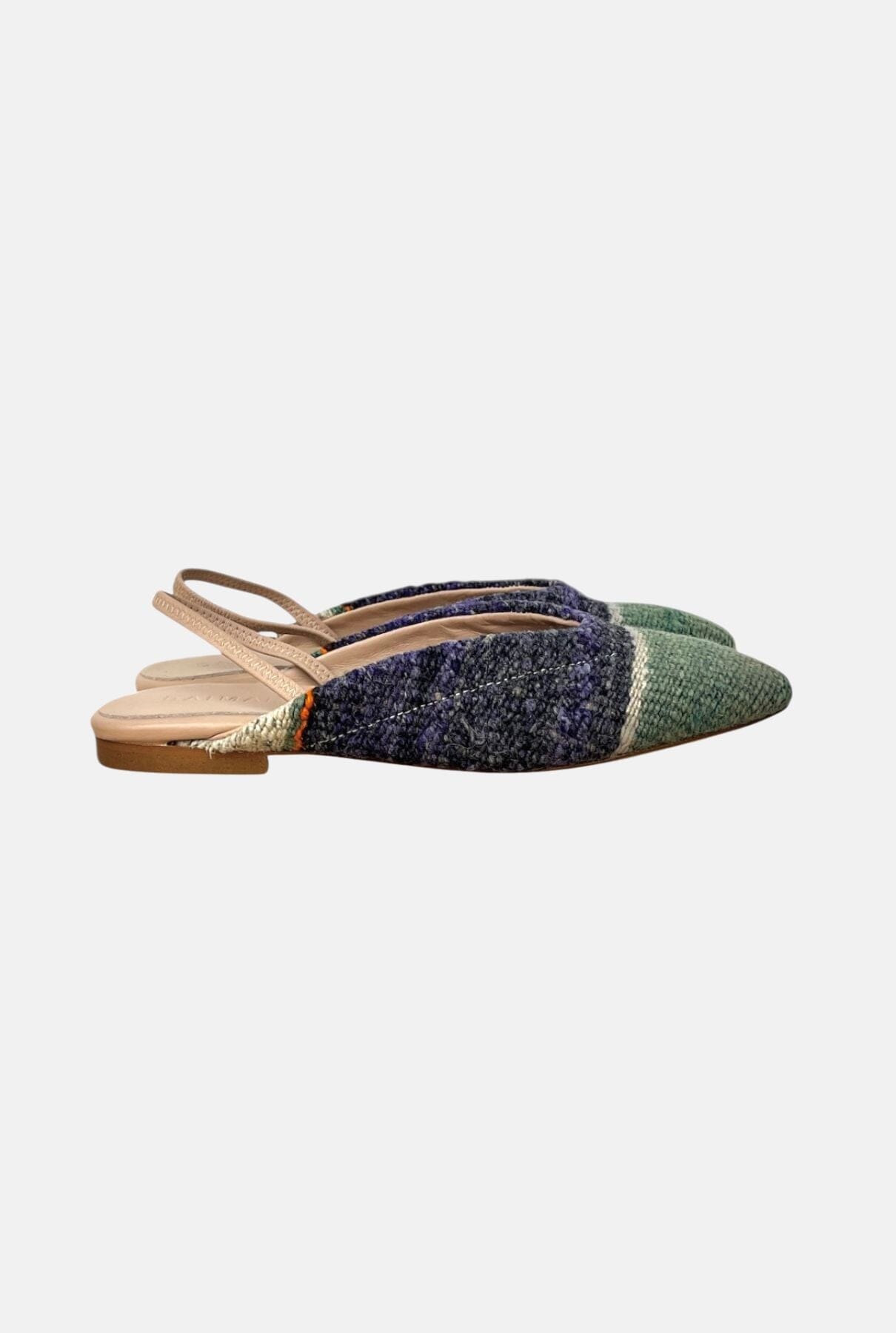 Baimara Mule 39H - Zapatos planos de tela andina hechos a mano – ES ...