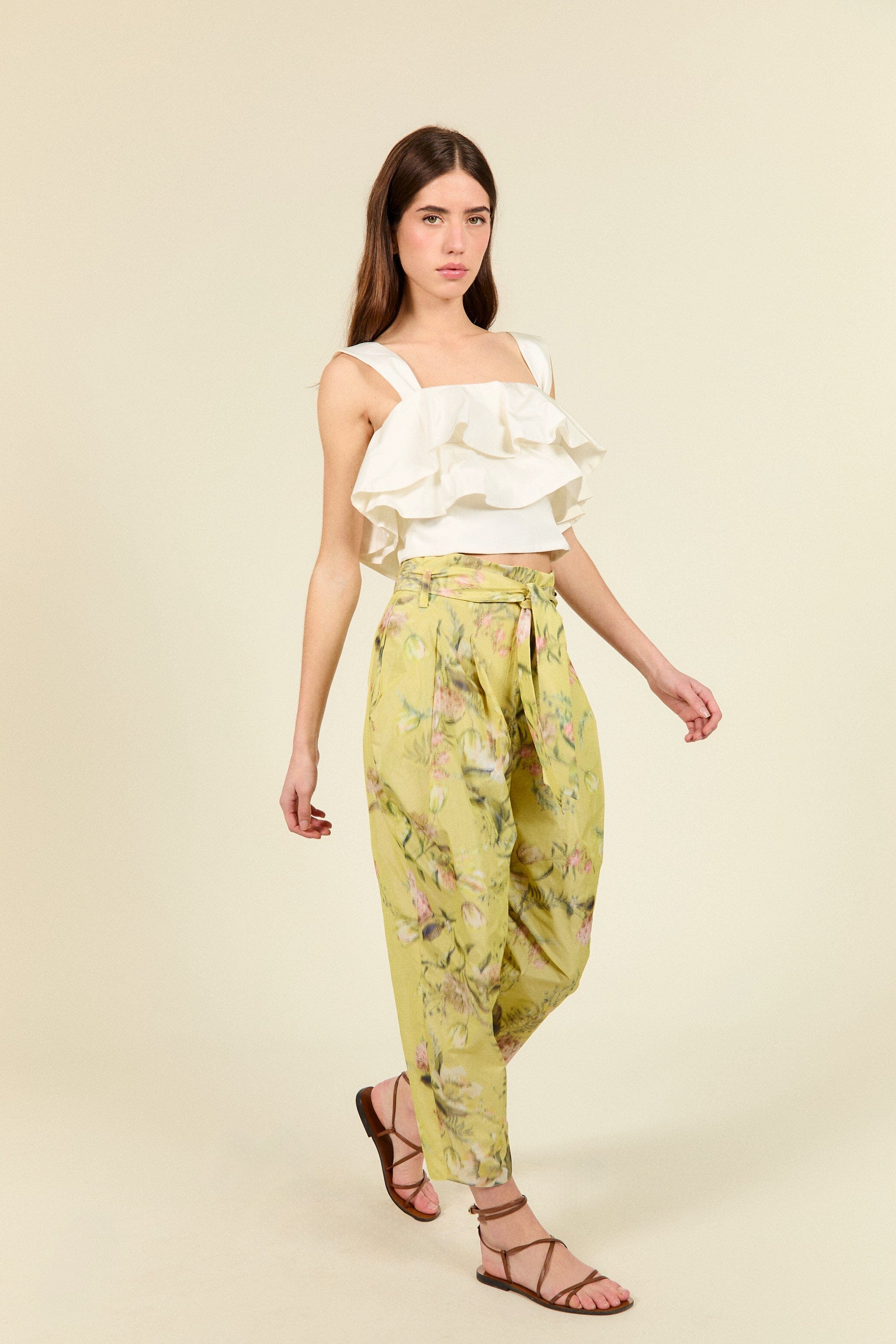 Philippa 1970 Suniva Cropped Top in Ivory – ES Fascinante