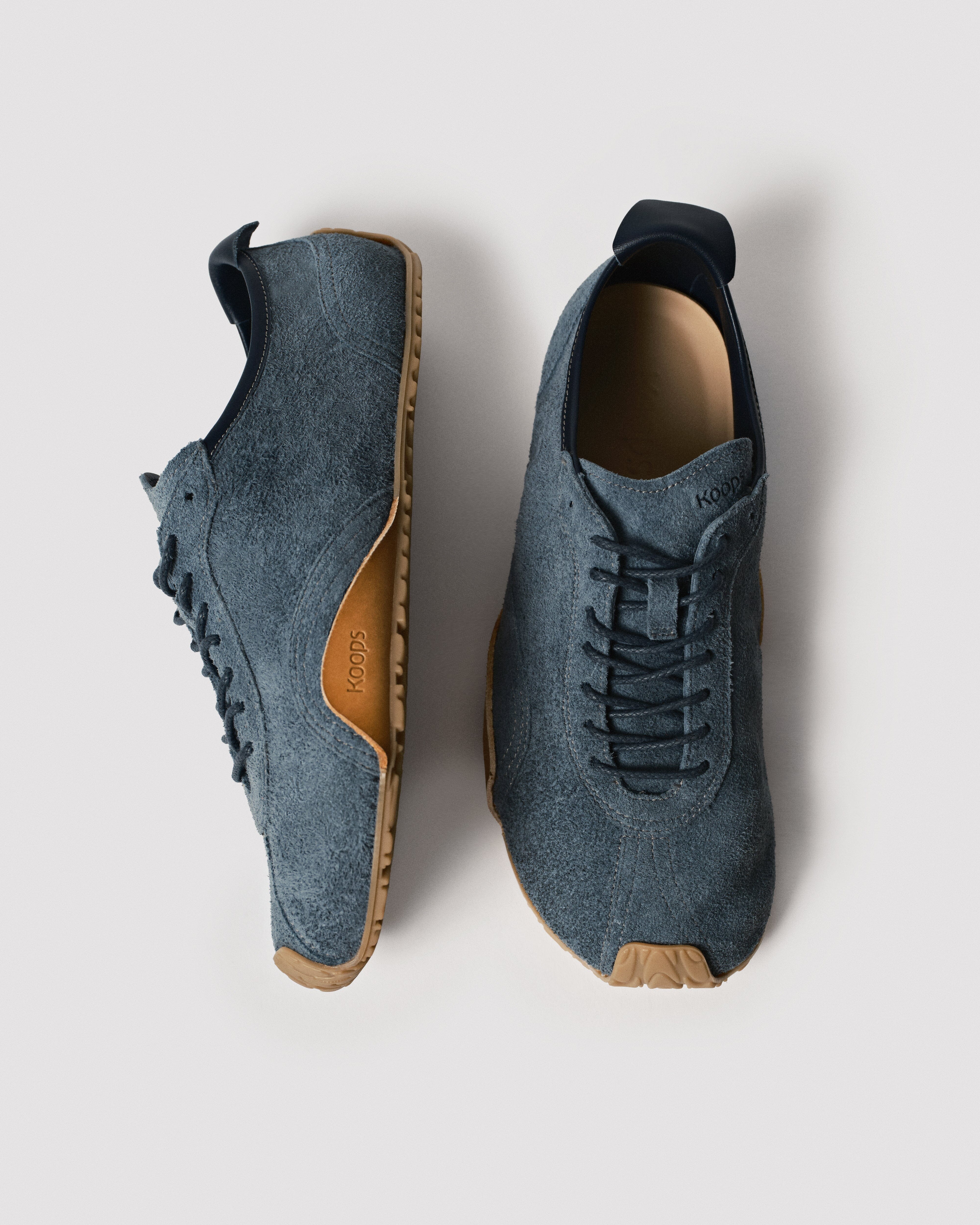 KOOPS ZEN BAREFOOT SNEAKER OCEAN | Natural Leather Minimalist Shoe – ES ...