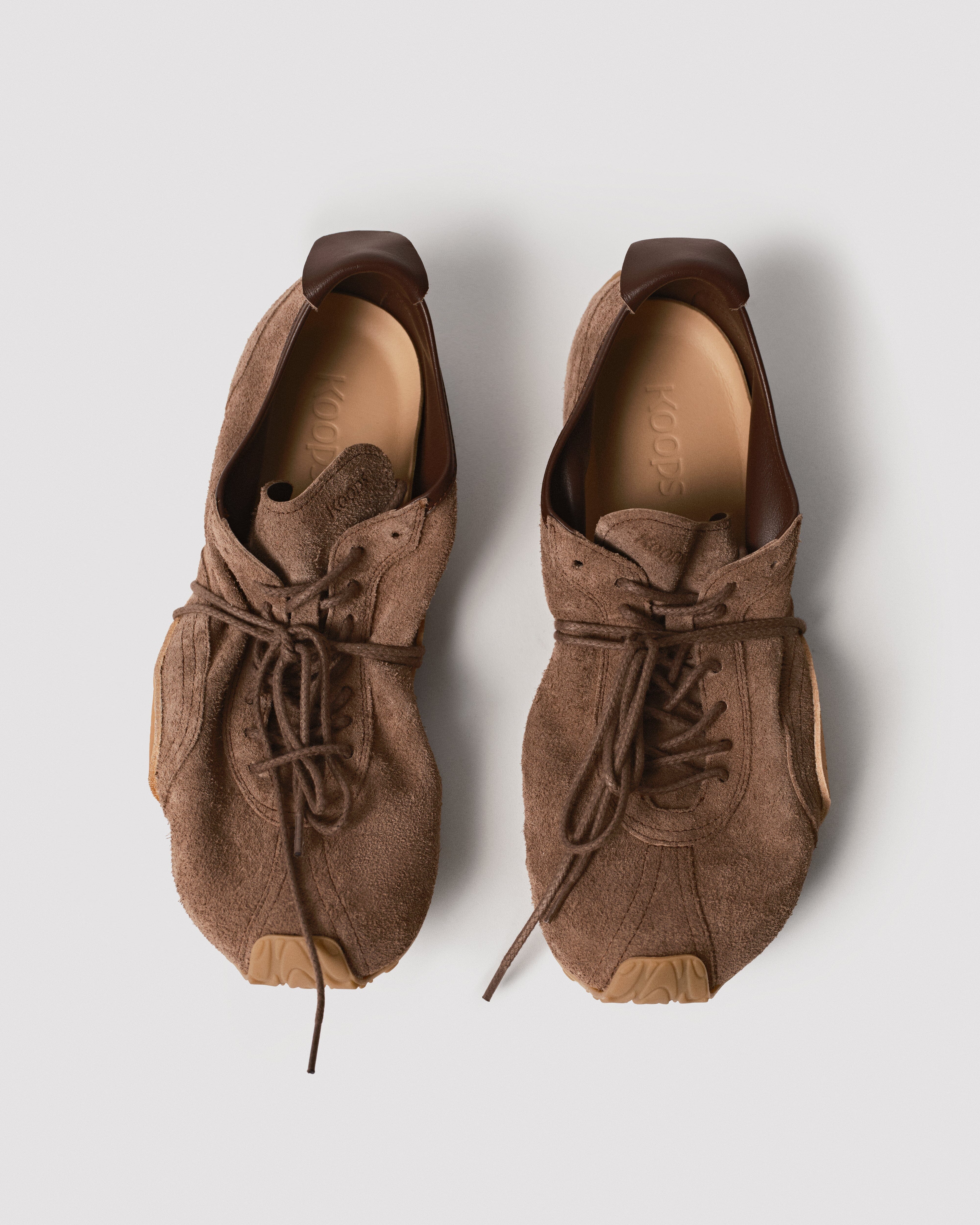KOOPS Zen Barefoot Sneaker Wood | Natural Leather Minimalist Shoe – ES ...